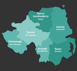 Ireland Counties 2023 - UK Population Data